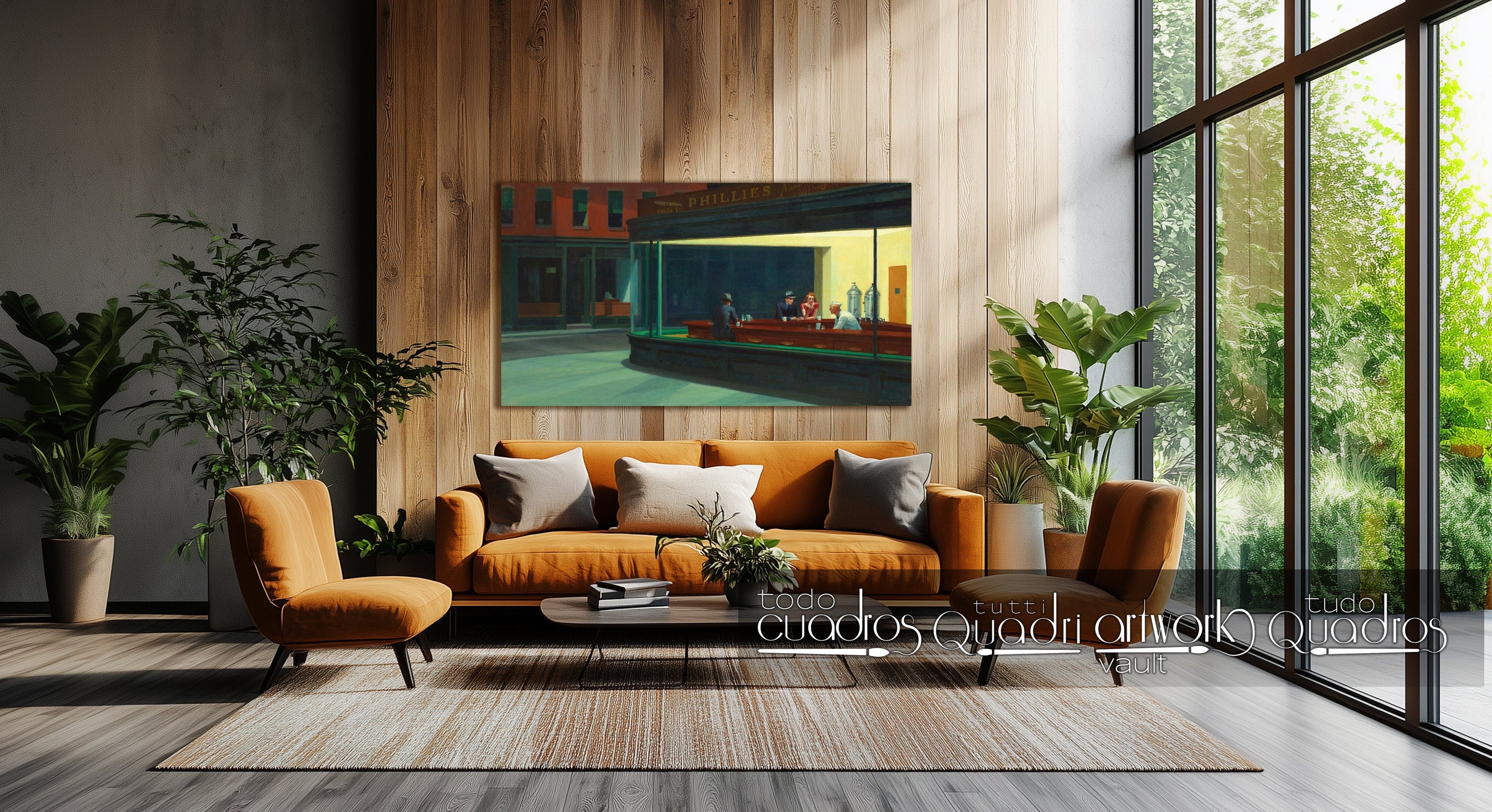 Cuadros de E. Hopper, pinturas de arte moderno, óleos.